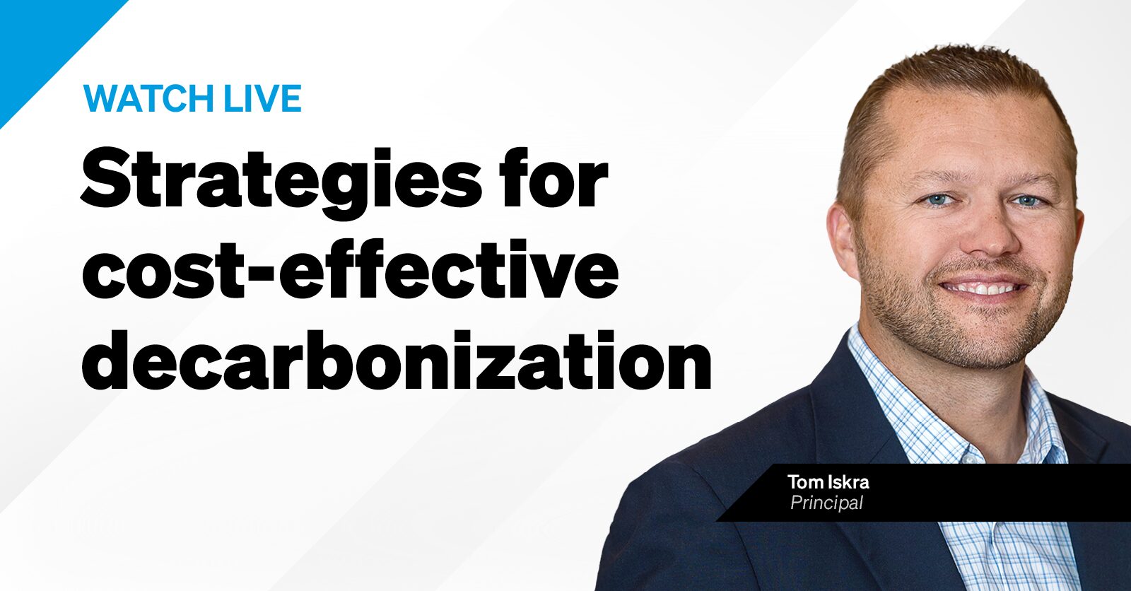 Tom Iskra speaking at National Grid’s Energy Solutions Summit and Expo ...