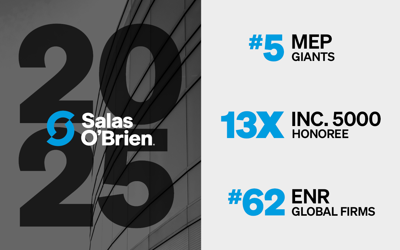 Salas O’Brien continues its momentum on U.S. and global industry lists ...